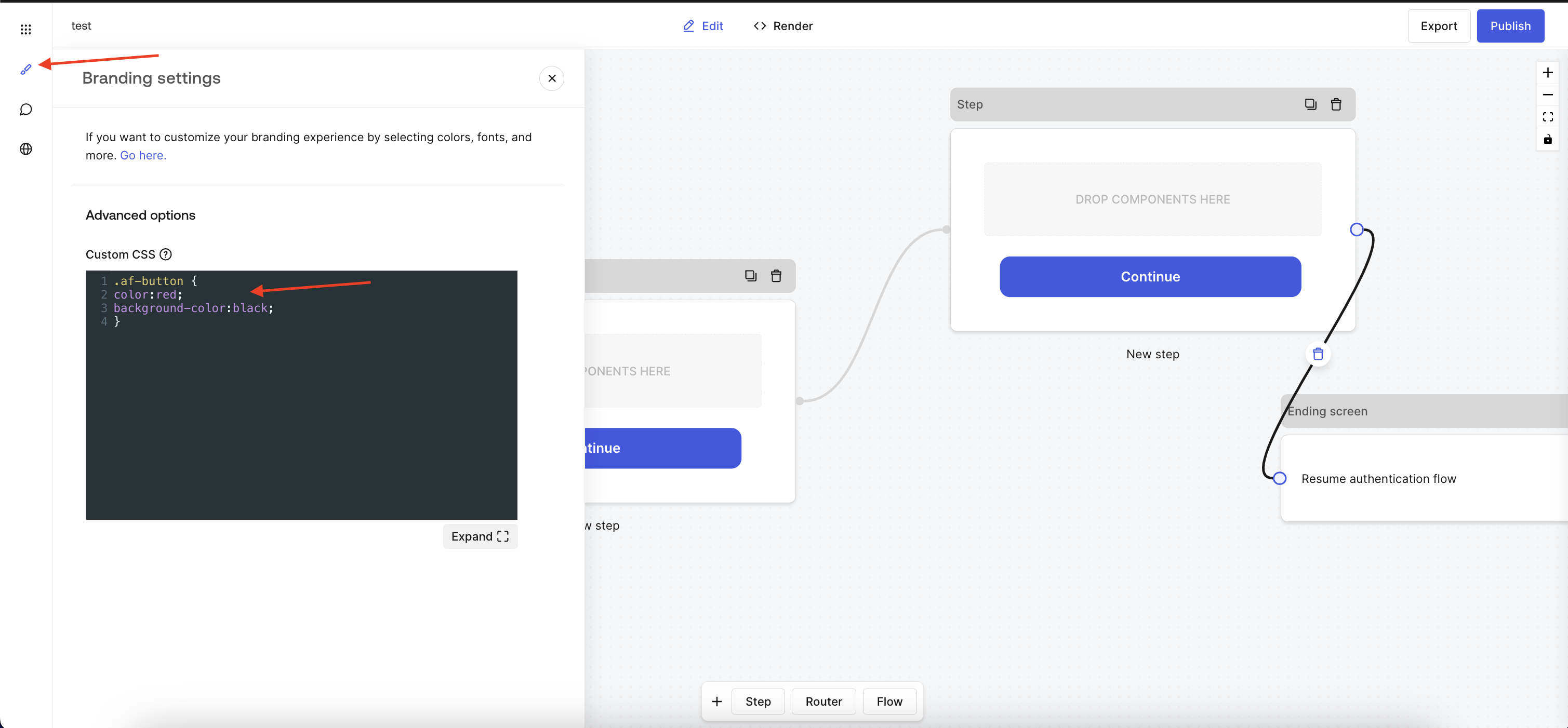 Auth0 Support Center - Changing the Style of All the Buttons in Forms