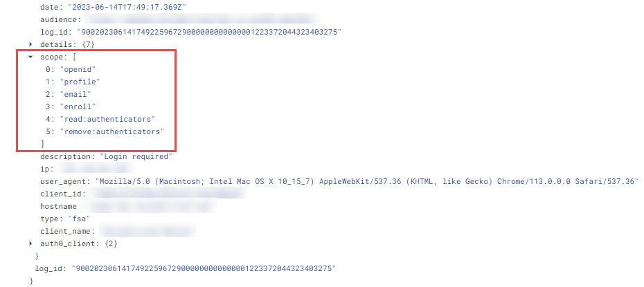 Auth0 Support Center - The schema definition for logs appears to be ...