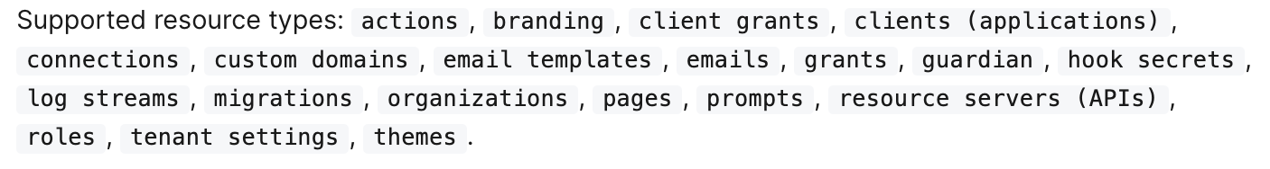 Auth0 Support Center - Feature Flags: Cloning a Tenant using the deploy-cli Tool
