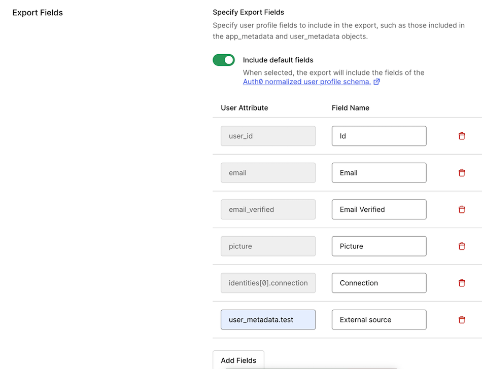 Auth0 Support Center - Include User Metadata in Auth0 User Exports